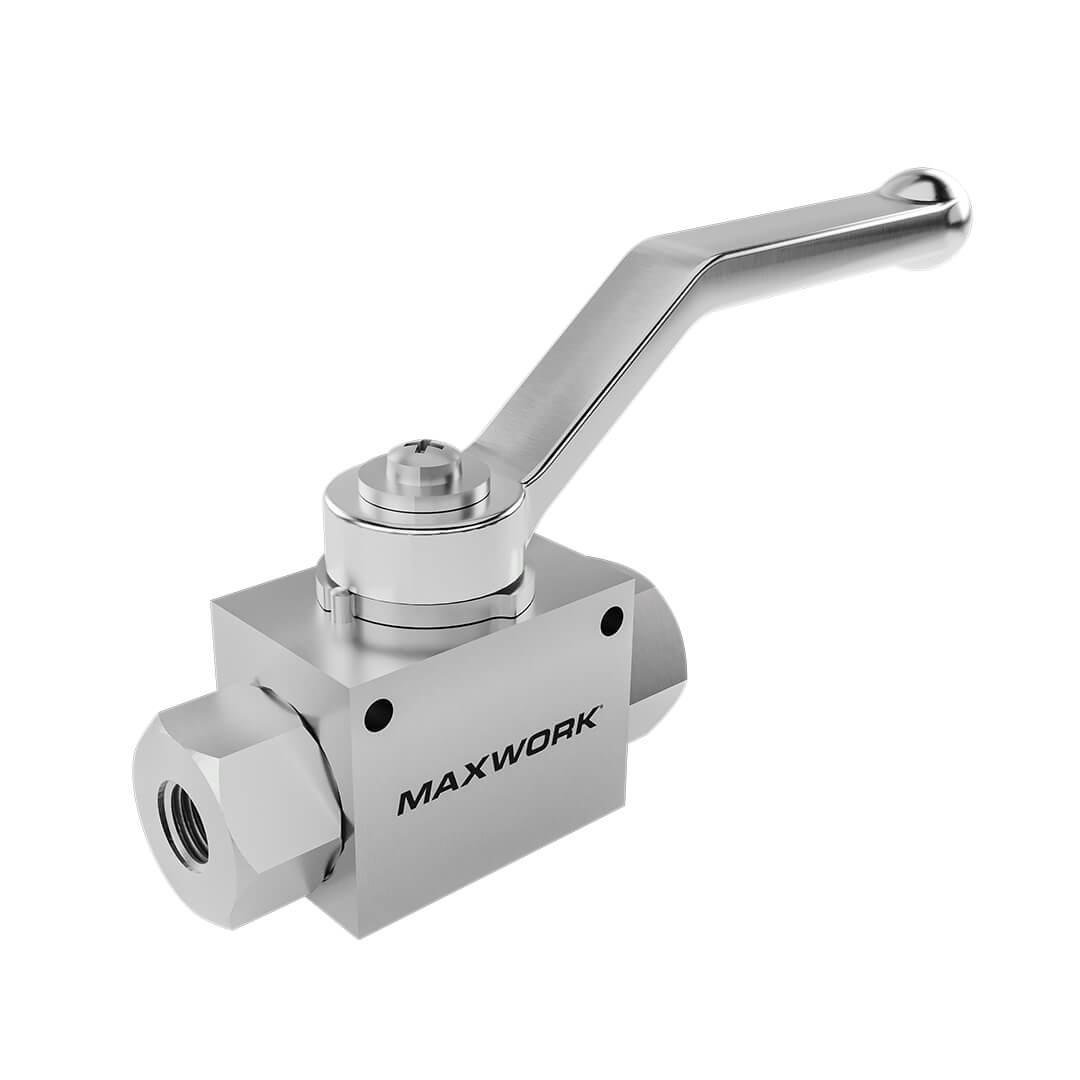 BV2-SAE Series – 2 Way Hydraulic Ball Valves / SAE Type - Maxwork Hydraulic
