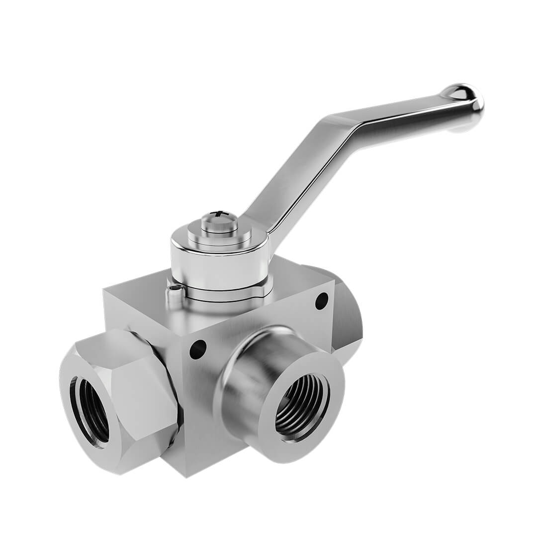BV3L-SAE Series 3 Way L Type Hydraulic Ball Valves / SAE Type - Maxwork ...